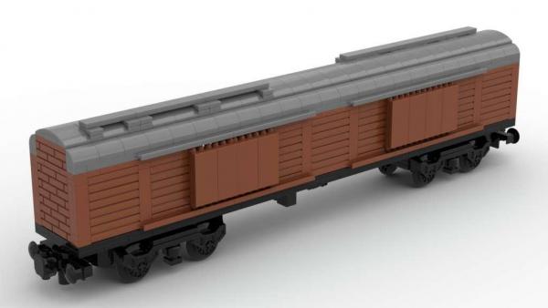 BlueBrixx 103291 Motorisierbarer Güterwagen - Products - Brickme